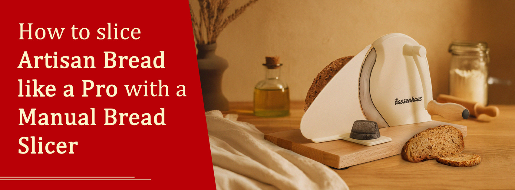 How to Slice Artisan Bread Like a Pro with a Manual Bread Slicer ...