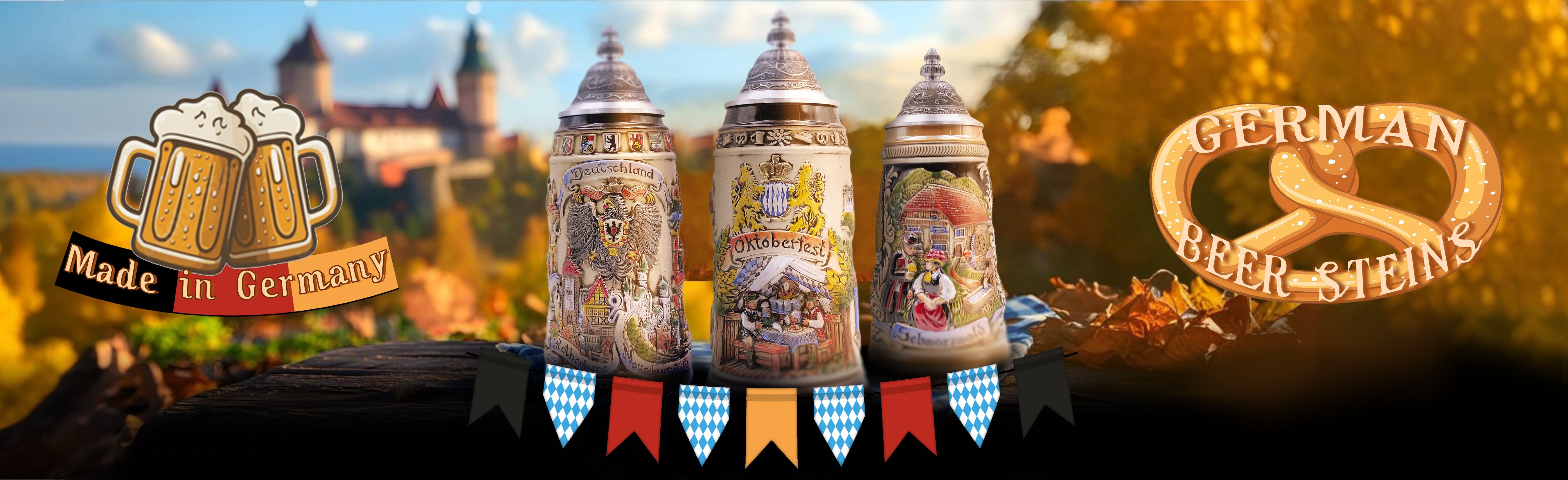 German Beer Steins by KING-WERK, Zöller & Born Handcrafted in Germany ...