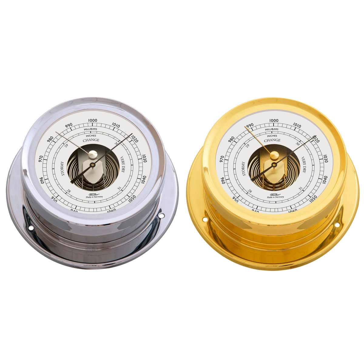 Fischer Maritime Barometer 165 mm / 6.5" - 1600B — Loewen META trading GmbH