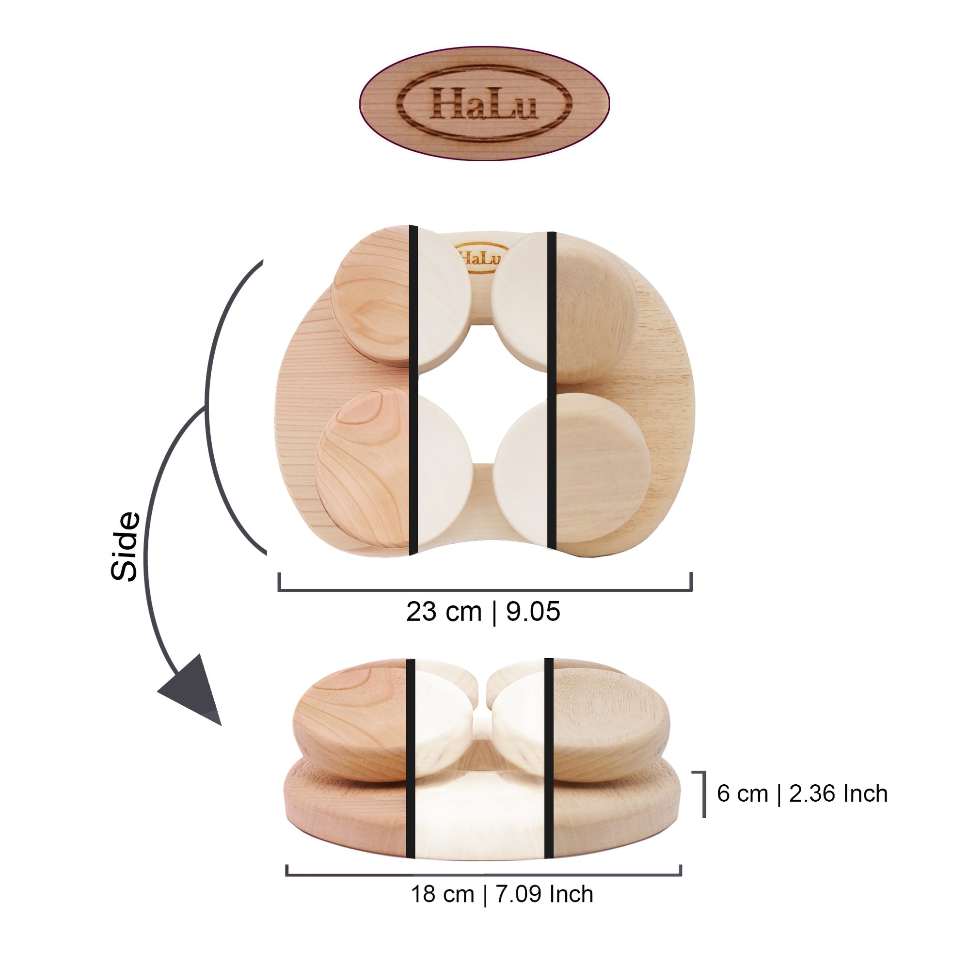 HaLu 4-Point Sauna Headrest — Loewen META trading GmbH
